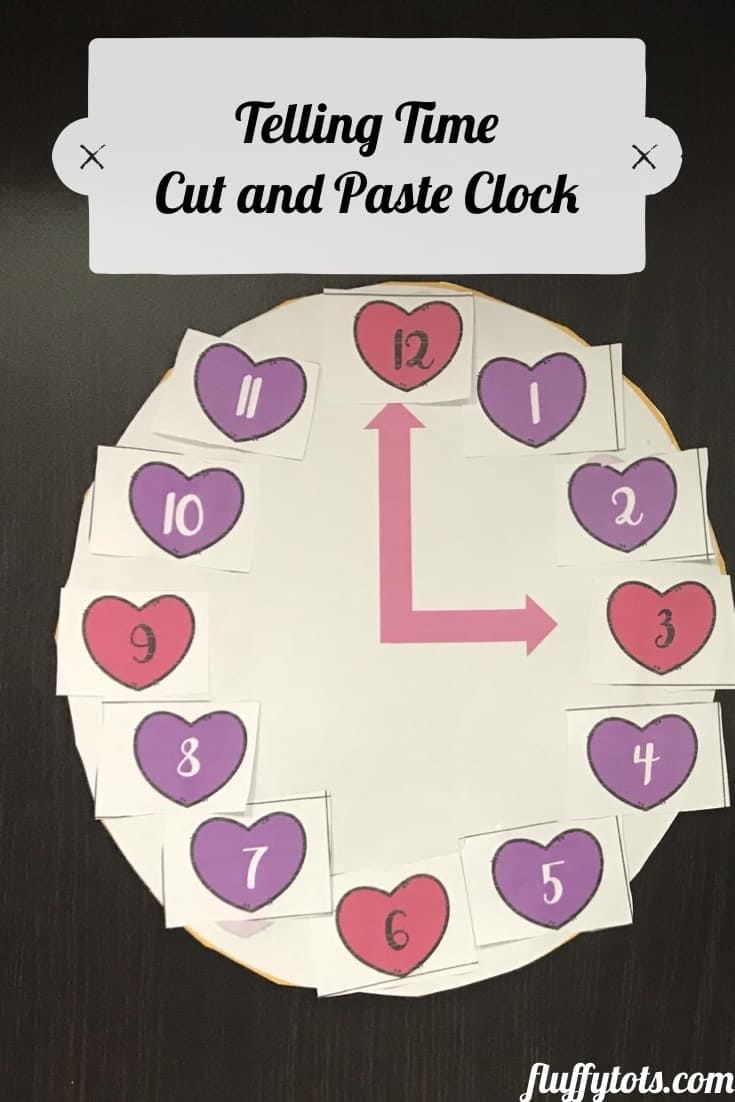 Valentine Printable Worksheets for Preschool : Valentine Clocks ...