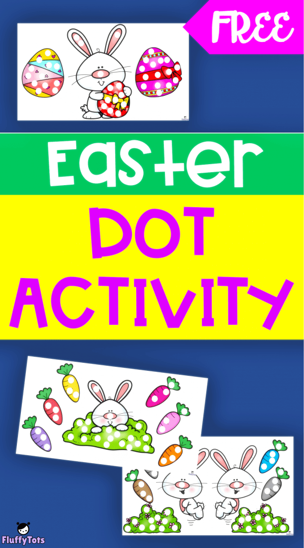 Easter Dot Activity Printable : FREE 3 Fun Pages for Your Toddlers ...