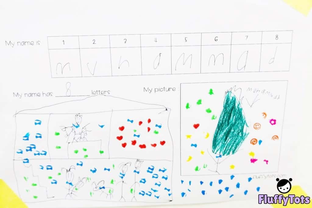 Name Activity Pack : 2 Mats to Introduce Letters to Toddlers and ...