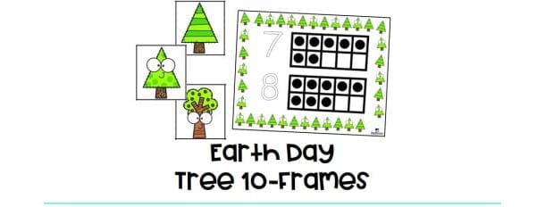 Earth Day Math Activities for Preschoolers : FREE 10-Frames Printables ...