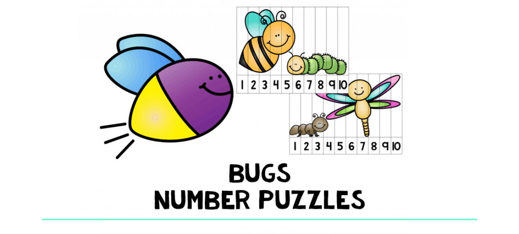 50+ Bugs Number Puzzles to Help You Teach Number Sequences to Kids ...
