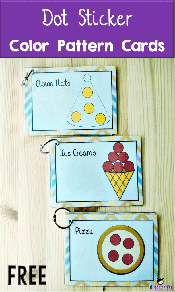 Dot Sticker Color Pattern Cards : FREE 16 Exciting Pattern Cards ...