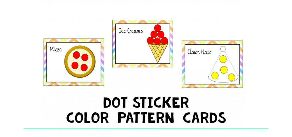Free Pom pom Printable Pattern Cards - FluffyTots