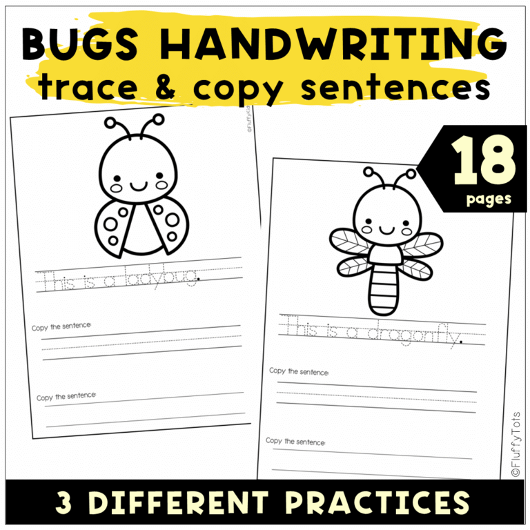 Bugs Word Wall : FREE 12 Bugs Vocabulary - FluffyTots