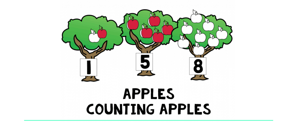 Counting Apples Printables : FREE Counting 1 to 10 - FluffyTots