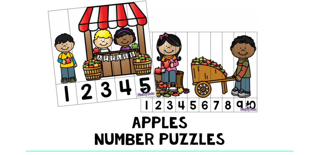 Apples Shape Sorting : FREE 6 Shapes - FluffyTots
