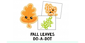 Fall Leaves Do-a-dot Printables : FREE 2 Fun Fall Leaves! - FluffyTots