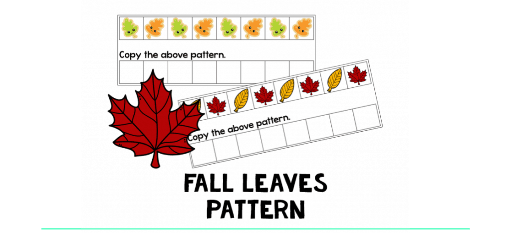 Fall Leaves Type Sorting Activity : FREE 3 Types of Leaves - FluffyTots