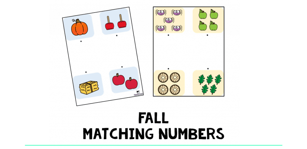 Fall Match ABC and Clip Cards : FREE 26 ABC Clip Cards - FluffyTots