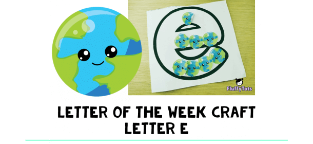 Letter of The Week Craft : Letter E : FREE 1 Exciting Printable ...