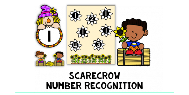 Scarecrow Number Recognition : FREE Number Recognition 1-10 Activity ...