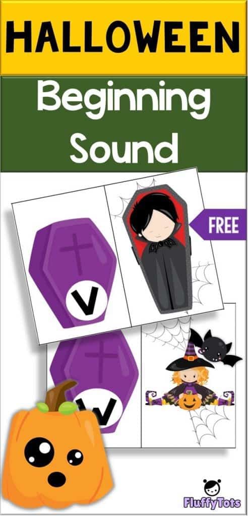 Halloween Beginning Sounds : FREE 26 Letters - FluffyTots