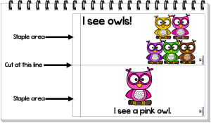Owl Color Emergent Reader : FREE 11 Color Words - FluffyTots