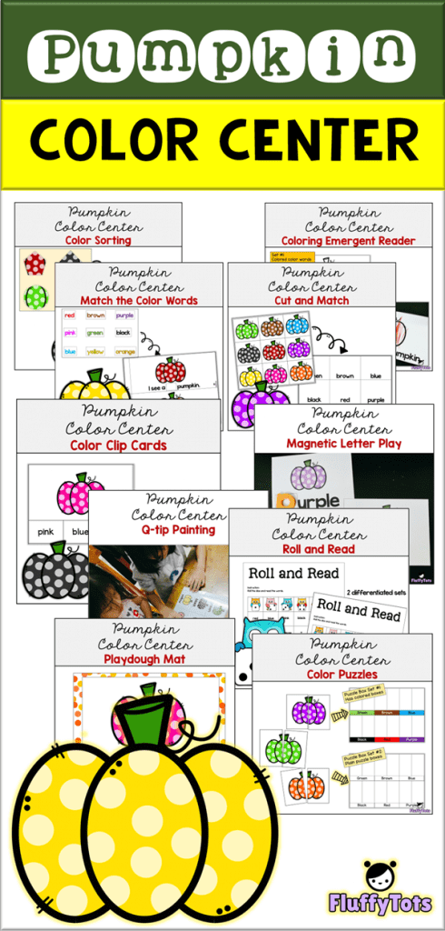 Pumpkin Color Center : Exciting 10 Color Centers! - FluffyTots