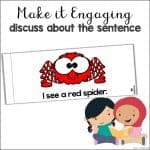 Spider Color Emergent Reader : FREE 8 Color Words - FluffyTots