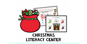 9 Fun Christmas Literacy Centers for Preschool and Pre-K : Simple NO ...