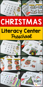 9 Fun Christmas Literacy Centers for Preschool and Pre-K : Simple NO ...