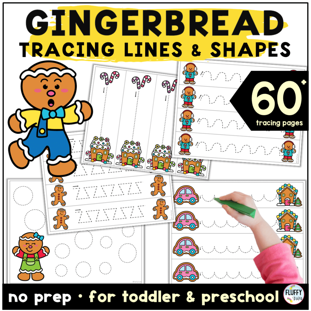 Yummy 60+ Pages of Gingerbread Man Tracing Printable : Easy to Use ...