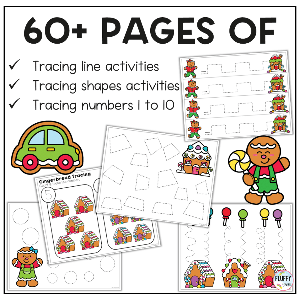 Yummy 60+ Pages of Gingerbread Man Tracing Printable : Easy to Use ...