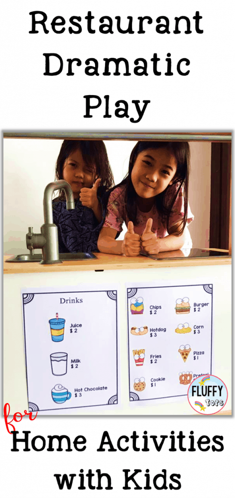 Simple Restaurant Dramatic Play for Preschool : Free Printables ...
