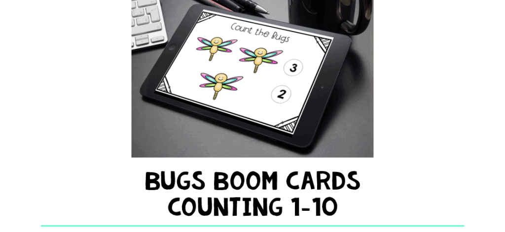 Bugs Boom Cards : FREE 10 Bugs Counting Cards - FluffyTots