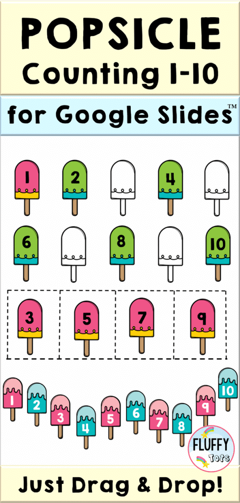 Popsicle Counting Activities for Google Slides™ : FREE Google Classroom ...