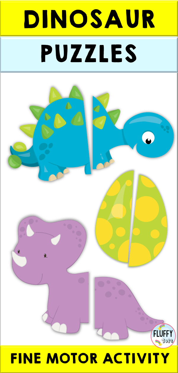 6 FREE Dinosaur Puzzle Printable That Will Excite Your Preschool Kids ...