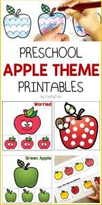 11 FREE Apple Themed Printable and Apple Lesson Plan for Preschool and ...