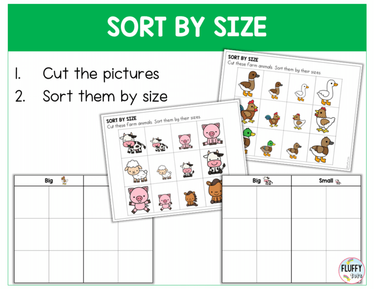 100+ Pages of Cute Farm Animals Worksheet Activities for Fun Farm Book ...