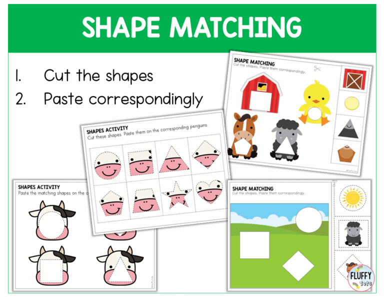 100+ Pages of Cute Farm Animals Worksheet Activities for Fun Farm Book ...