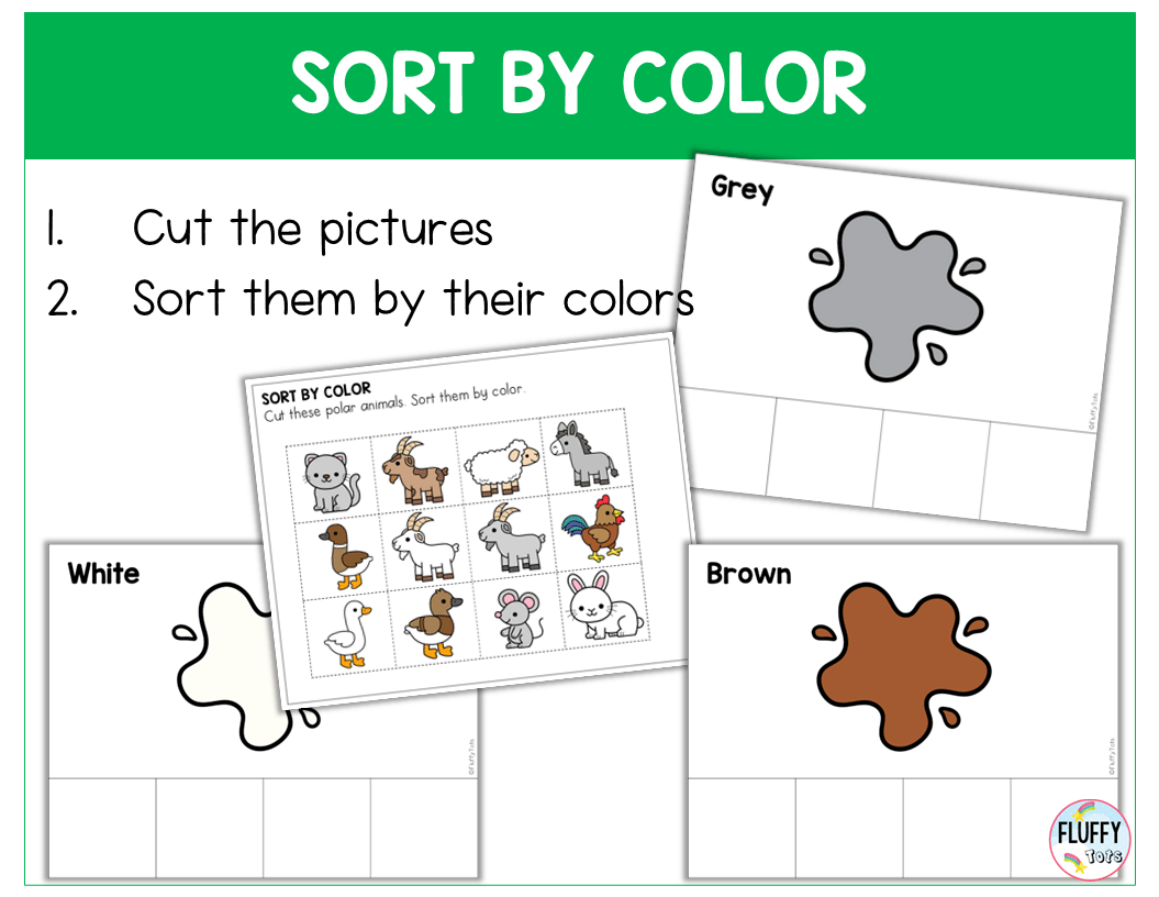 100+ Pages of Cute Farm Animals Worksheet Activities for Fun Farm Book ...