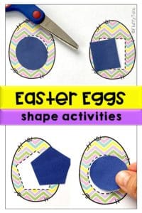 Fun Easter Egg Printable Shape Sorting Activity - FluffyTots
