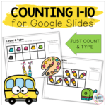 Fun Counting Activities for Google Slides™ : 10-Frames Counting ...