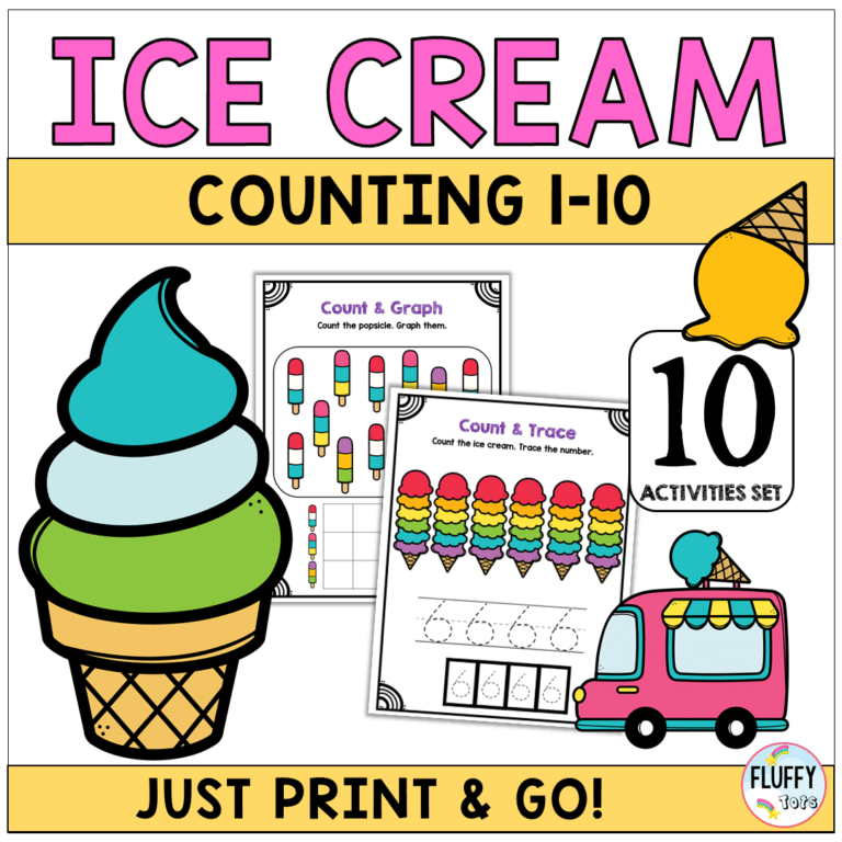 Lemonade Count and Clip Cards : FREE 20 Exciting Clip Cards - FluffyTots