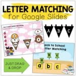 Fun Letter Matching for Google Slides™ : Drag & Drop Activities ...
