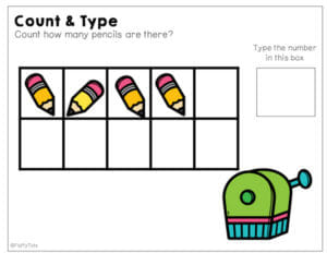 Fun Counting Activities for Google Slides™ : 10-Frames Counting ...
