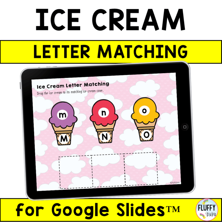 Fun Letter Matching for Google Slides™ : Drag & Drop Activities ...