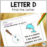4 Easy Letter D Worksheets Activities for Early Learners - FluffyTots