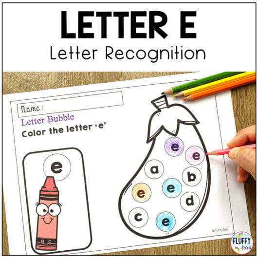 4 Easy Letter E Worksheets Activities for Preschool and Kindergarten ...