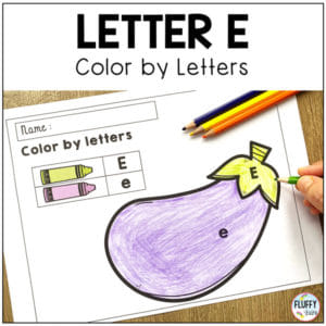 4 Easy Letter E Worksheets Activities for Preschool and Kindergarten ...