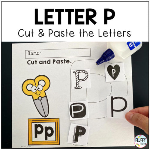 4 Easy Letter P Worksheets Activities for Early Learners - FluffyTots