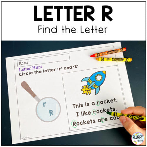 4 Easy Letter R Worksheets Activities for Preschool and Kindergarten ...