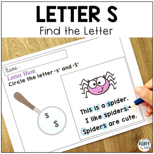 4 Easy Letter S Worksheets Activities for Preschool and Kindergarten ...
