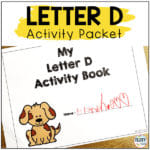 4 Easy Letter D Worksheets Activities for Early Learners - FluffyTots