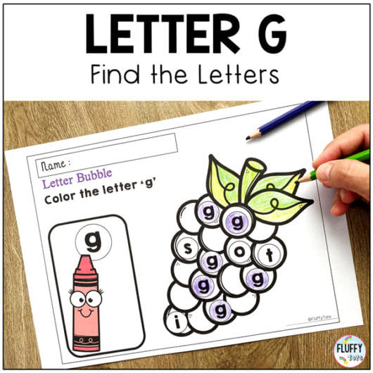 4 Easy Letter G Worksheets Activities for Preschool and Kindergarten ...