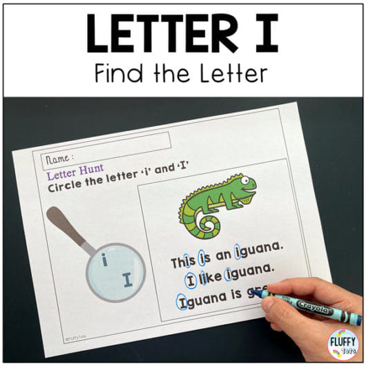 4 Easy Letter I Worksheets Activities for Preschool and Kindergarten ...