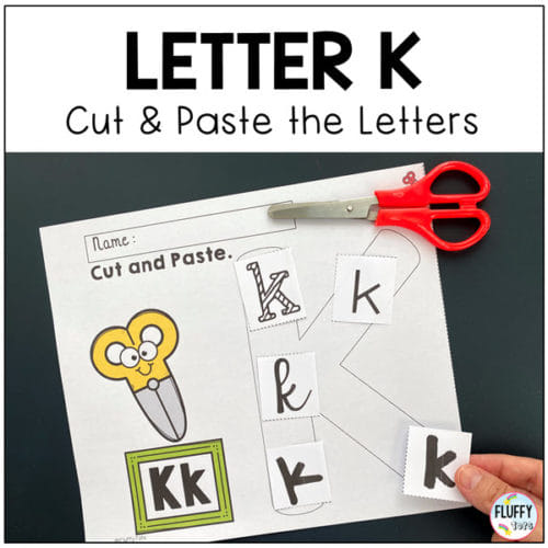 4 Easy Letter K Activities for Early Learners - FluffyTots