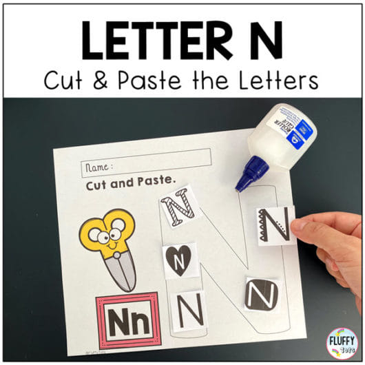 4 Easy Letter N Worksheets Activities for Early Learners - FluffyTots