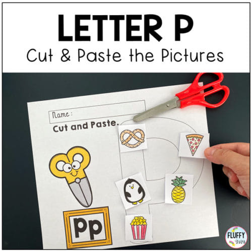 4 Easy Letter P Worksheets Activities for Early Learners - FluffyTots