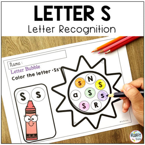 4 Easy Letter S Worksheets Activities for Preschool and Kindergarten ...